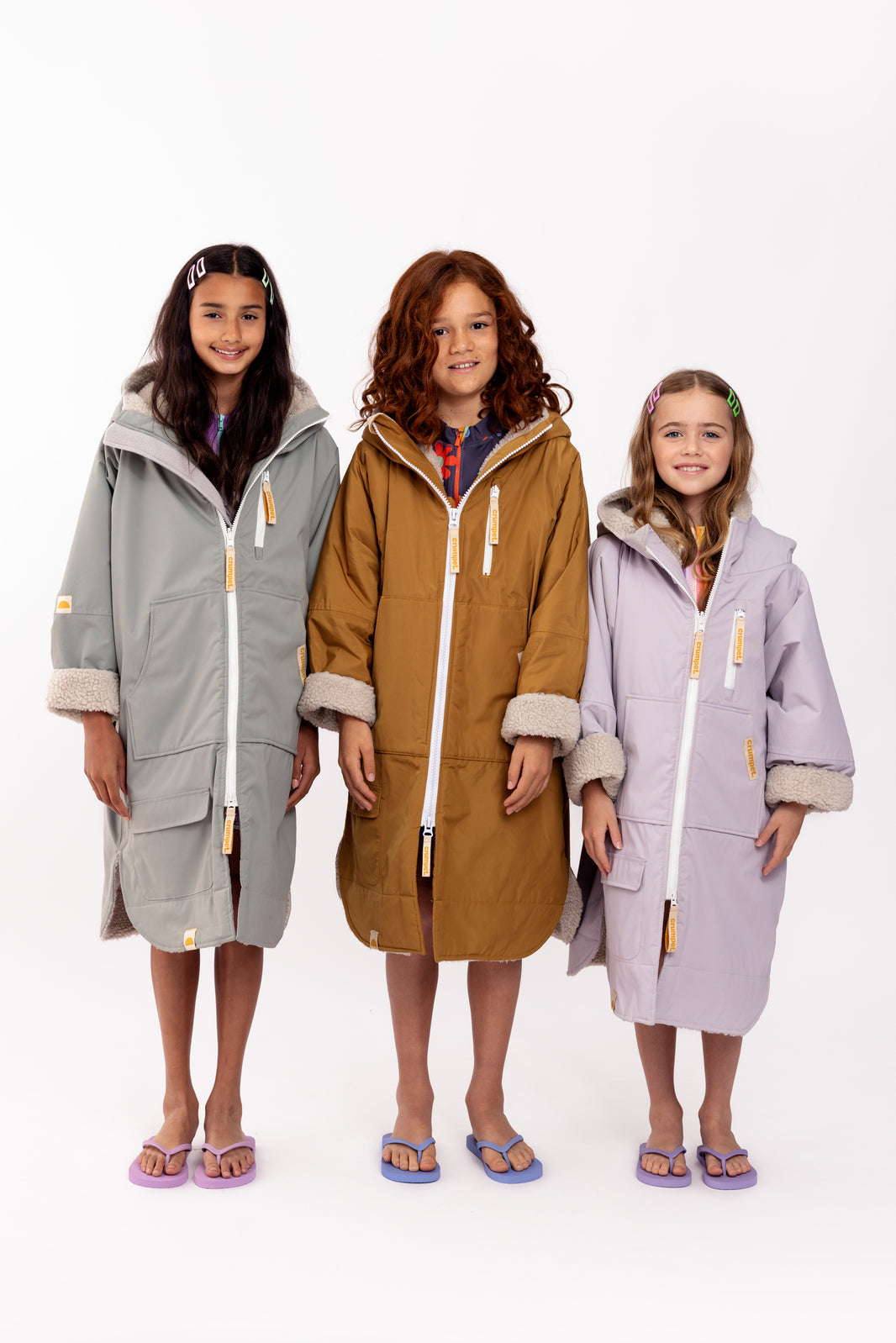 The Crumpet Coat | Stylish Warm Kids Swim Changing Robes – crumpetapparel