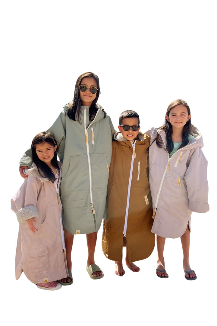 The Crumpet Coat | Stylish Warm Kids Swim Changing Robes – crumpetapparel