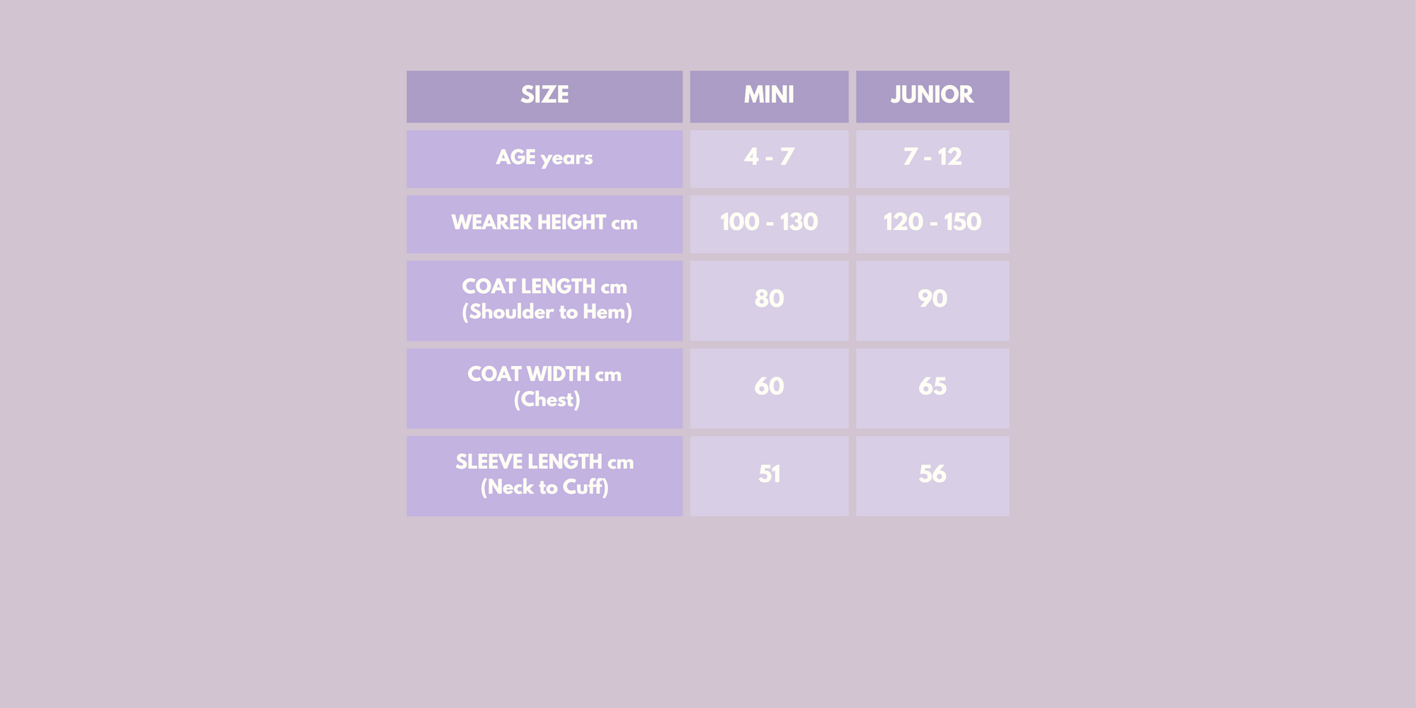 Size Guide. – crumpetapparel