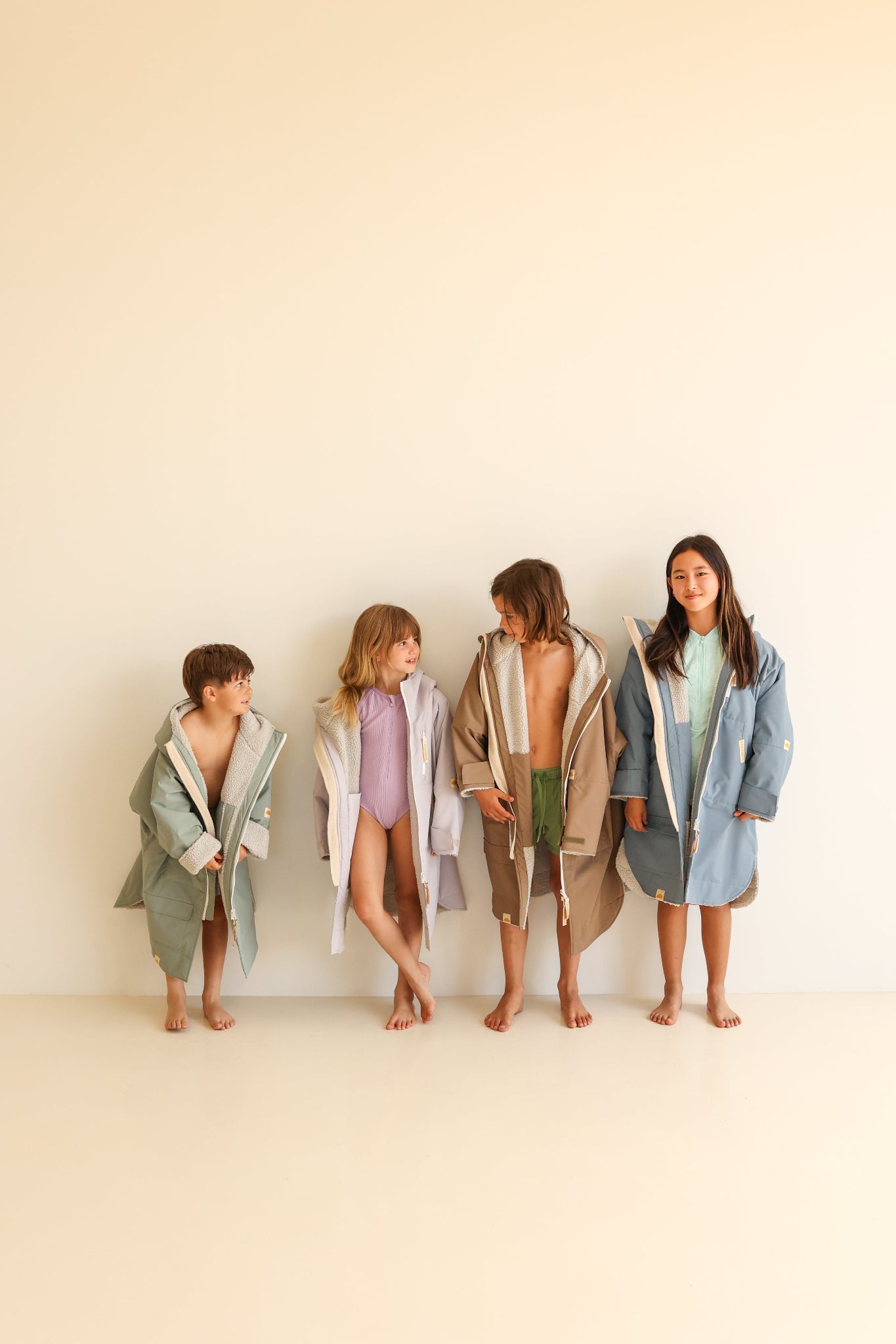 The Crumpet Coat | Stylish Warm Kids Swim Changing Robes – Crumpet Apparel