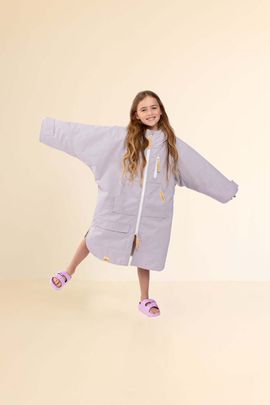 The Crumpet Coat | Stylish Warm Kids Swim Changing Robes – Crumpet Apparel