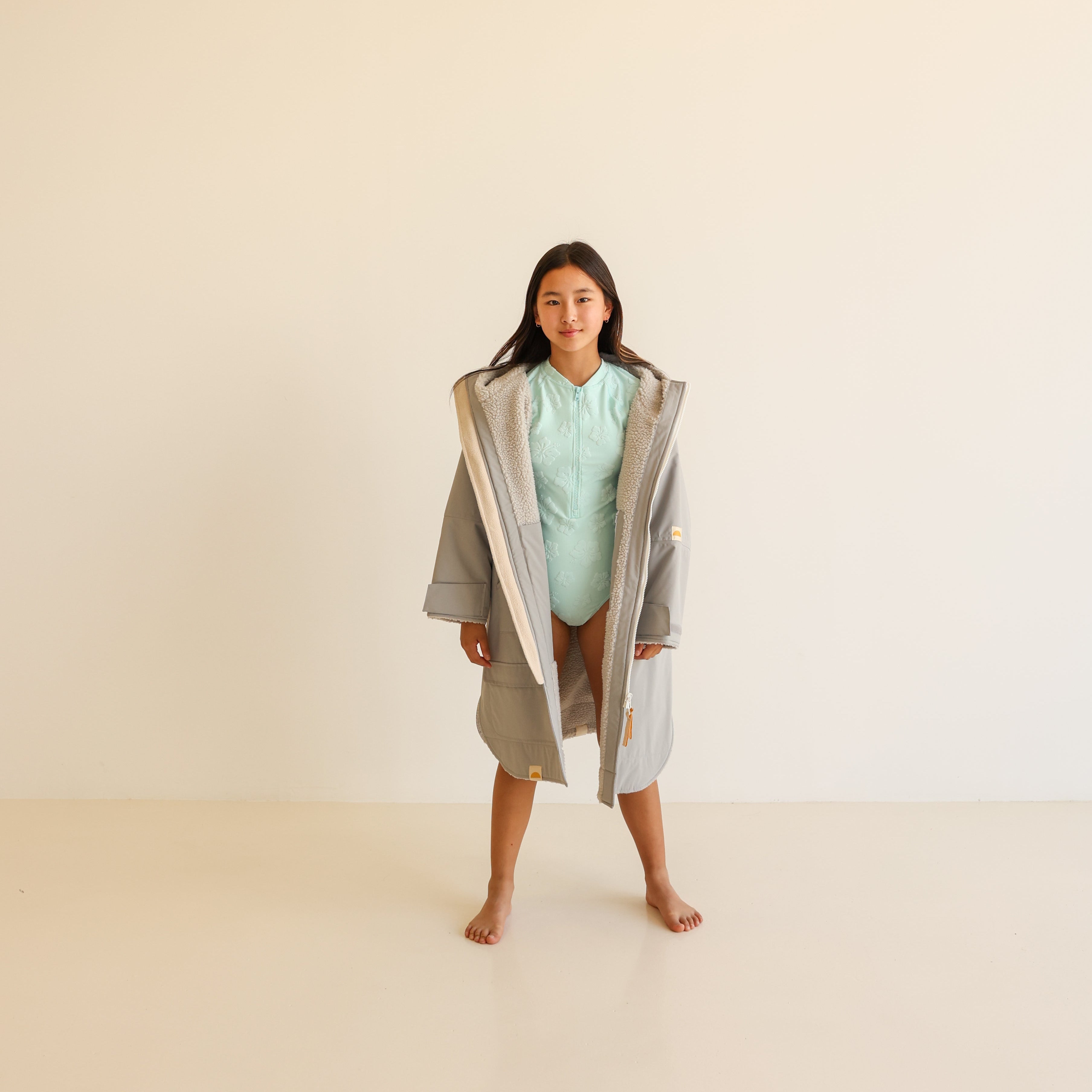 The Crumpet Coat | Stylish Warm Kids Swim Changing Robes – Crumpet Apparel